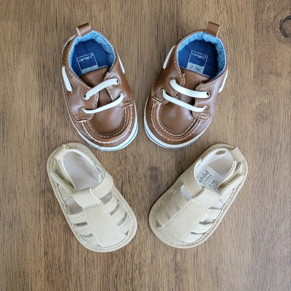 Carter's | Shoes | 3 Month Carters Baby Shoes 2 Pairs | Poshmark